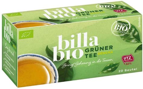 BILLA Bio Grüner Tee Sencha Online von BILLA PLUS wogibtswas at