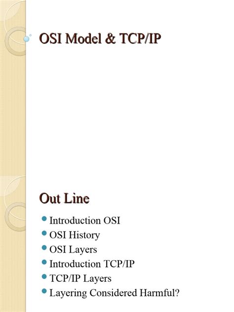 osi tcp pdf osi model internet protocol suite