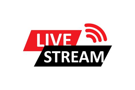 Live Stream Symbol Icon With Play Button Emblem For Broadcasting