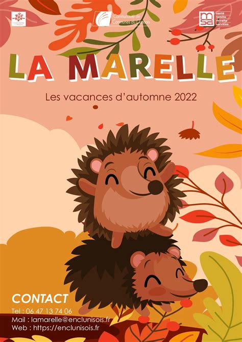 Calaméo La Marelle Programme Vacances D automne 2022