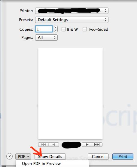 macos cocoa osx pdfview nsprintoperation printpanel not showing page preview stack overflow