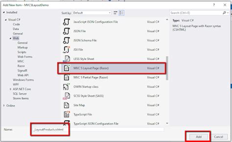 layout view in asp mvc 5 ~ programming with shri