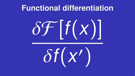 functional differentiation youtube