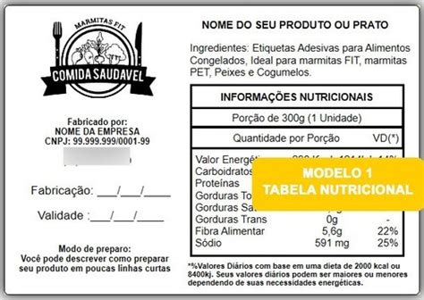 R Tulos Personalizados De Alimentos Congelados Freezer Frete Gr Tis