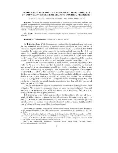 pdf error estimates for the numerical approximation of boundary semilinear elliptic control