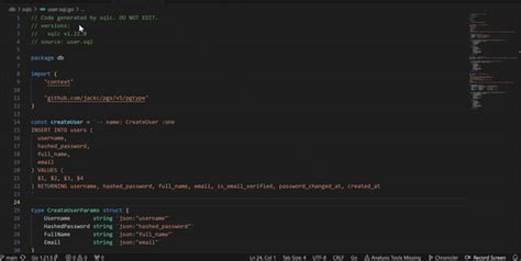 how to use sqlc with golang dev community