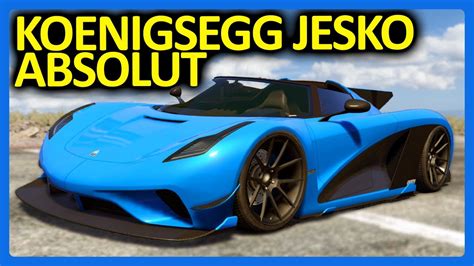 GTA 5 Online Koenigsegg Jesko ABSOLUT Top Speed Customization