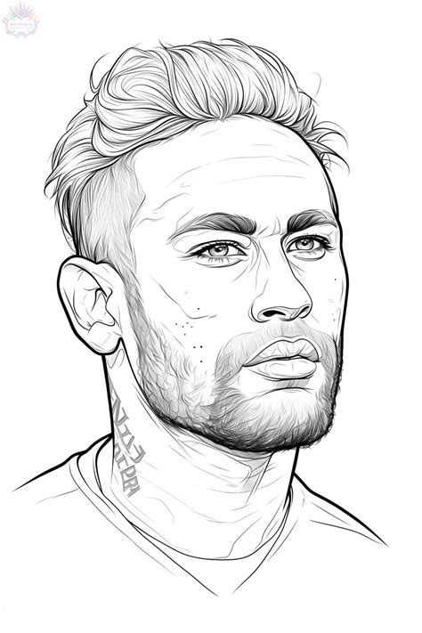 Coloriage Neymar