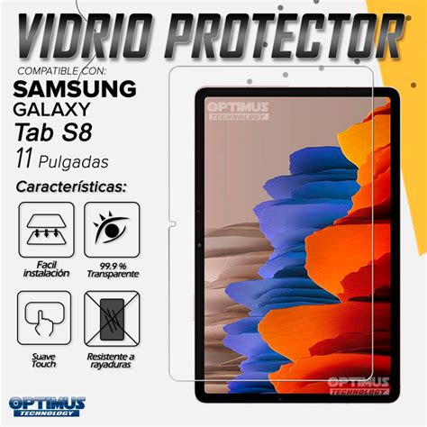 Vidrio Templado Para Tablet Samsung Galaxy Tab S8 11 Pug