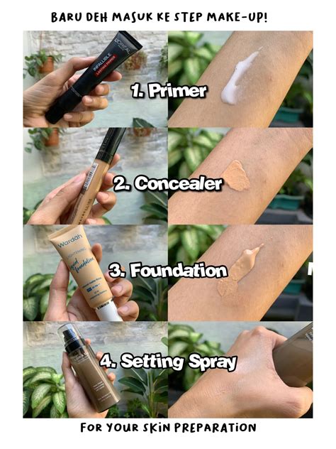 Cara Pemakaian Make Up Yg Betul Saubhaya Makeup