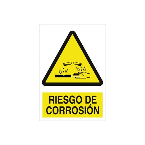Señal advertencia y peligro Riesgo de corrosión COFAN skrc comprar online