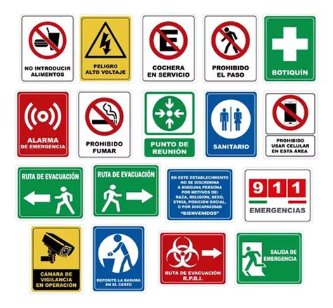 Señalamientos A Elegir Seguridad Protección Civil Calibre 40 Meses