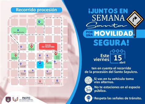 Alcaldía de Pasto on Twitter Recuerda que este viernes 15 de abril a