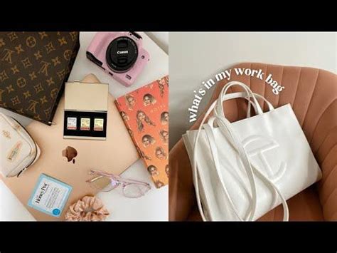 What S In My Work Bag Medium White Telfar Social Media Manager Work