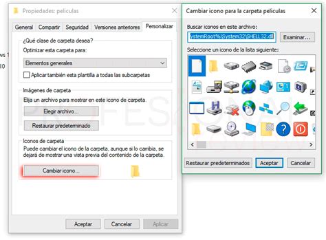 Cómo personalizar y cambiar iconos en Windows 10