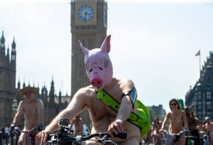 World Naked Bike Ride Participants Seen Editorial Stock Photo Stock