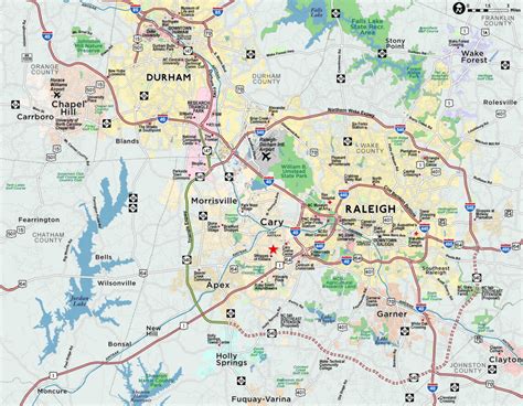 Zip Code Map Of Raleigh Nc Cs B Fall