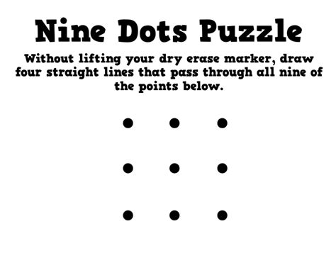 9 Dots Puzzle Math Love