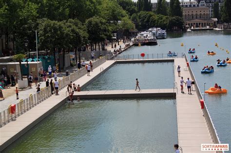 Paris Plages La Baignade Gratuite Du Bassin De La Villette Avec
