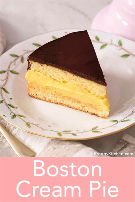 Boston Cream Pie Preppy Kitchen Boston Cream Pie Donut Recipe No