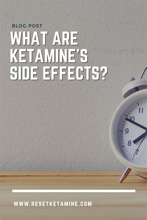 Ketamines Long Term And Short Term Side Effects Reset Ketamine