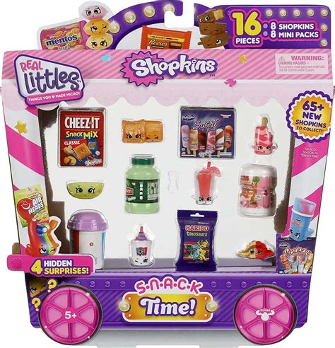Shopkins Real Littles Series 16 Snack Time 16 Piece Collector Pack Moose Toys Toywiz