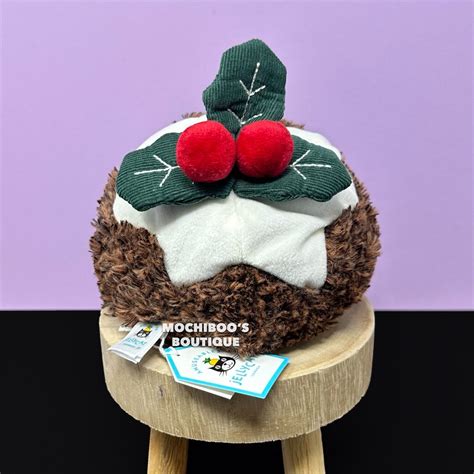 Jellycat AMUSEABLE CHRISTMAS PUDDING Soft Plush Toy NWT CUTE Santa S