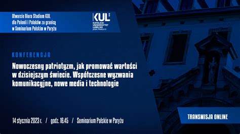 W sobotę w Paryżu otwarcie pierwszego Biura Studium KUL dla Polonii i