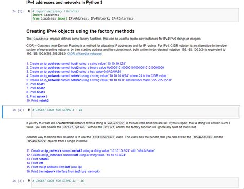 Solved Introduction To Pythons Ipaddress Module Using Jupyter