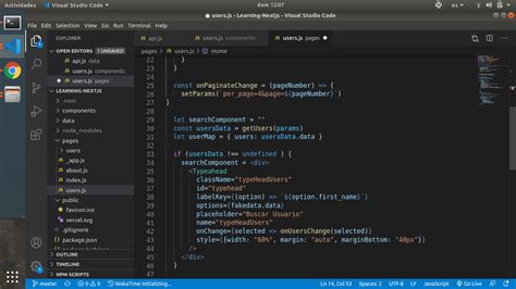 react query filtro y paginación en next js