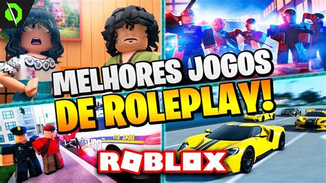 DIVERTIDOS TOP 10 MELHORES JOGOS NOVOS De ROLEPLAY Do ROBLOX
