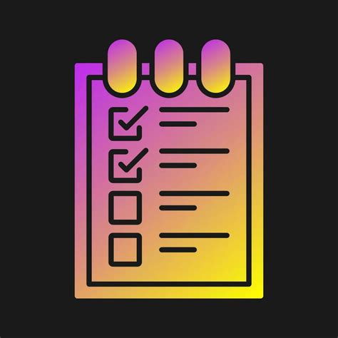 Check List Vector Icon Vector Art At Vecteezy