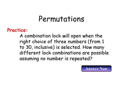 permutations and combinations ppt download