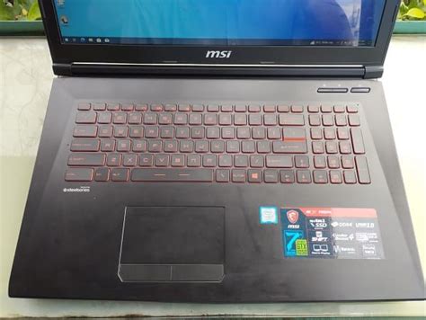 LAPTOP CŨ MSI GL727RDX CPU I7 7700HQ RAM 16GB Ổ CỨNG HDD 1TB SSD