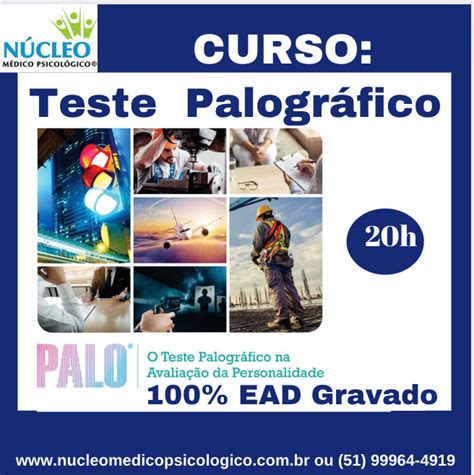 Curso do Teste Palográfico 20h EAD 100 GRAVADO CURSOS AO VIVO