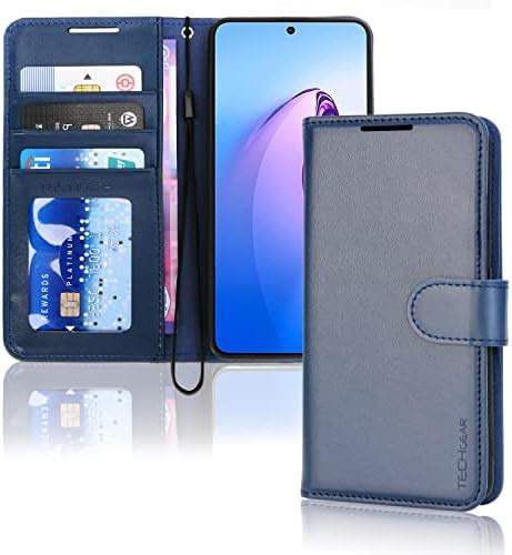 TECHGEAR Leather Wallet Case For Oppo Reno 8 5G Flip Protective Case