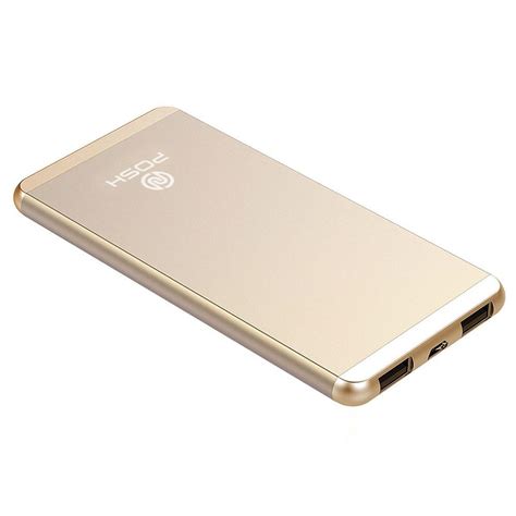 Carregador Port Til Power Bank Mah Dourado Kabum