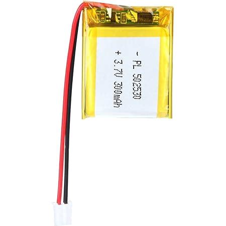 Amazon 3 7V 300mAh 502530 Lipo Battery Rechargeable Lithium