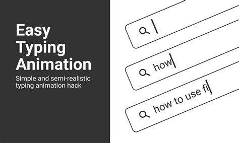 Easy Typing Animation Figma