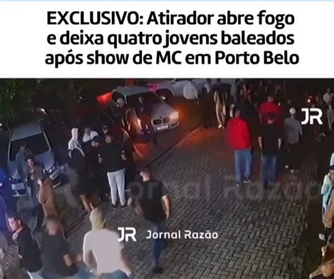 Vídeo mostra momento em que atirador abre fogo em Porto Belo Linha