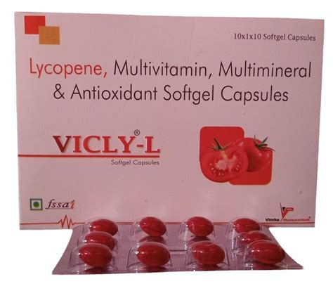 Lycopene Multivitamin Multimineral Antioxidant Softgel Capsule At Rs