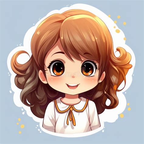 Cute Brown Girl Anime Stock Illustrations 898 Cute Brown Girl Anime