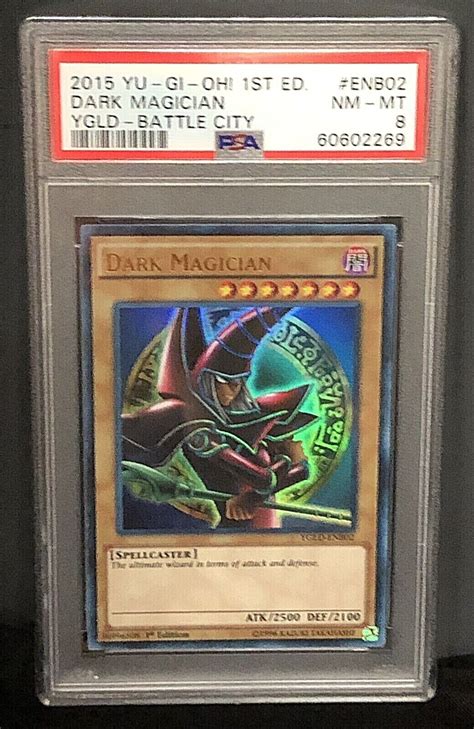 Mavin 2015 Yugioh Ultra Rare 1st Edition YGLD ENB02 Dark Magician