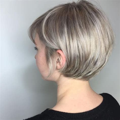 Popular Stacked Pixie Bob Hairstyles With Long Bangs