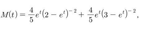 solved pmf of discrete random variable x is find c and mgf