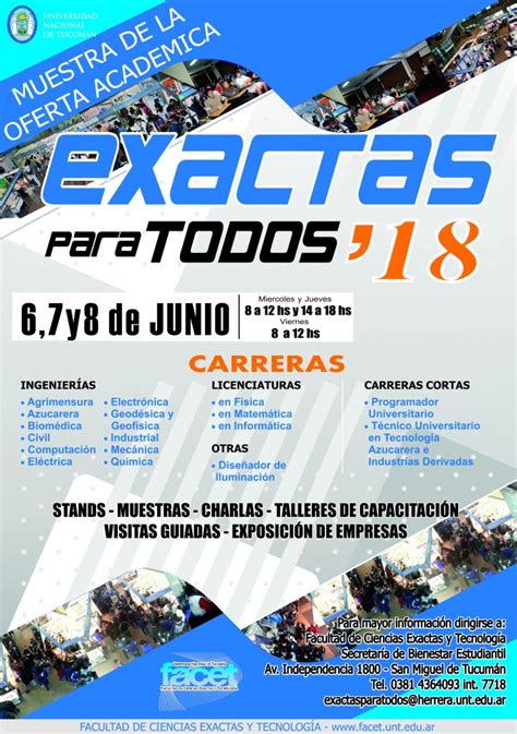 Se Invita A Los Graduados A Participar En La Muestra Exactas Para