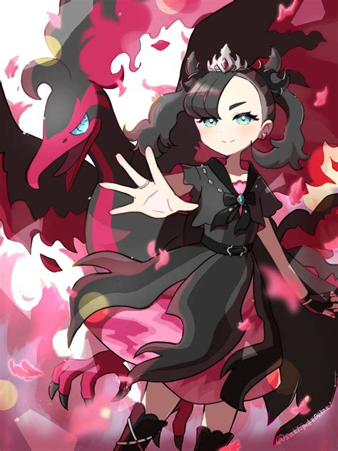 Marnie Galarian Moltres And Marnie Pokemon And 2 More Drawn By Saki
