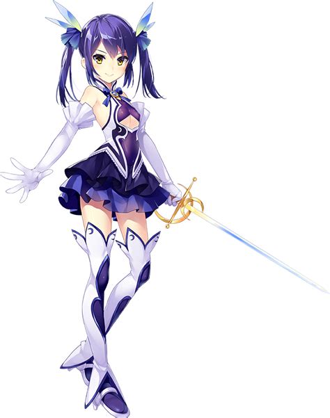 The Big Imageboard Tbib Blue Hair Breasts Cleavage Cutout Dress Elbow Gloves Eyebrows