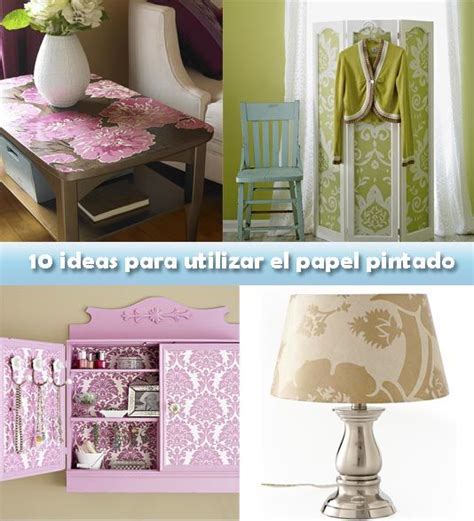 25 Fotos E Ideas Para Decorar Un Mueble Con Papel Pintado Mil Ideas