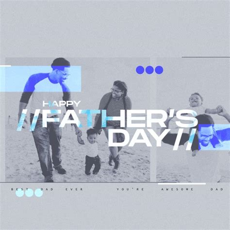 Father S Day Best Dad Social Media Graphic Clover Media